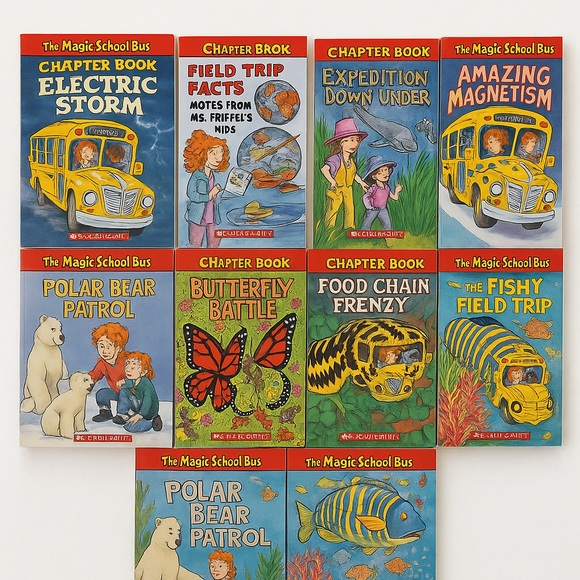 Scholastic | Toys | The Magic School Bus Chapter Book Lot Set Of ...